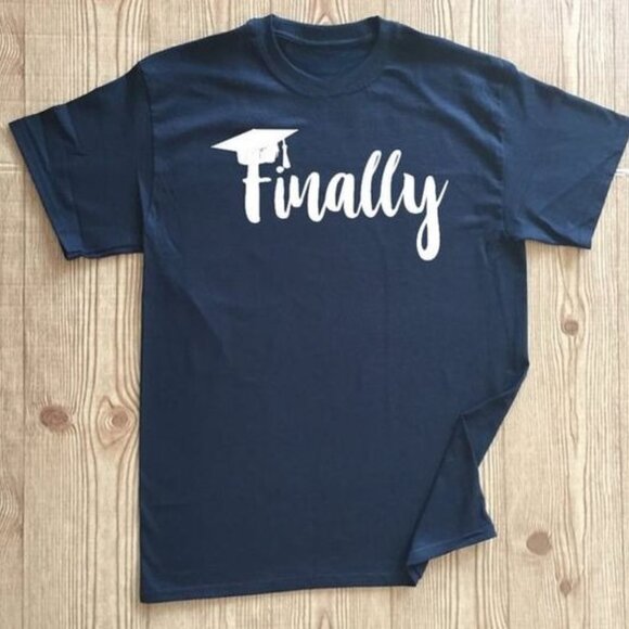 Gildan | Shirts | Graduation Shirt Class Of 224 Shirt Finally ...